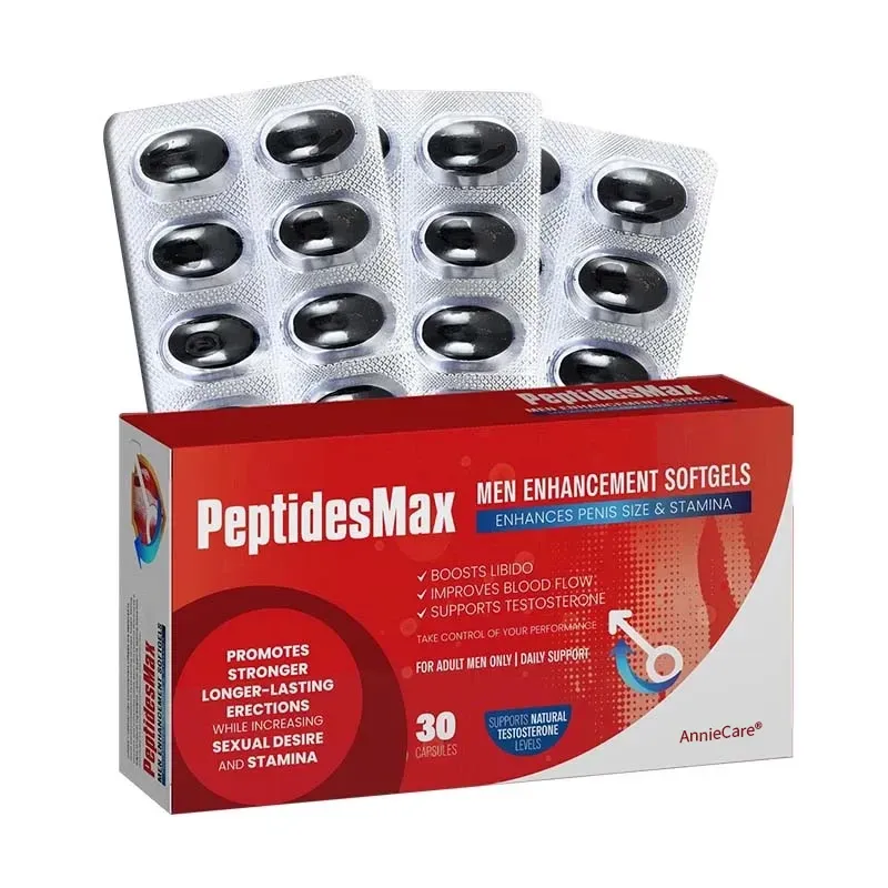 AnnieCare® Peptidesmax Men Max Strength and Vitality Softgels - Anniecare
